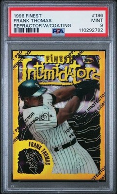 1996 Finest Frank Thomas Refractor W/ Coating PSA 9 | eBay