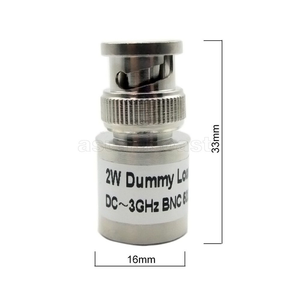 RF Coaxial Dummy Load BNC Type Male Connector Termination 2W 5W 10W 50Ω ...