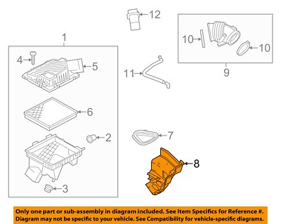 GM OEM 13-20 Impala,XTS EngineTransaxle Air Intake-Air Baffle 22753241 ...