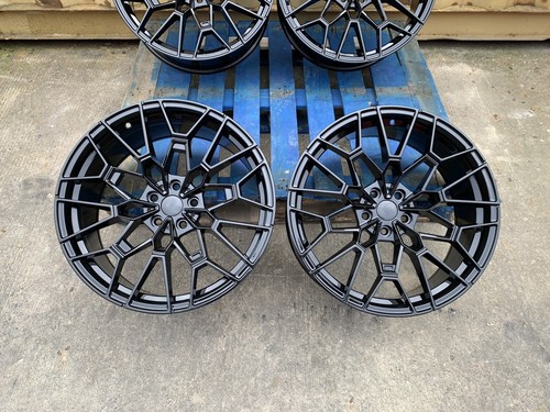 4 x BMW 2 3 4 5 19" Gloss Black G80 M3 1000M Style Alloy Wheels G20 G30 ...