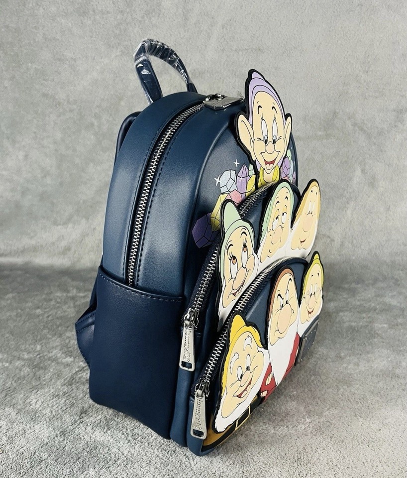 NEW Loungefly Disney Snow White Seven Dwarfs Mini Backpack | eBay