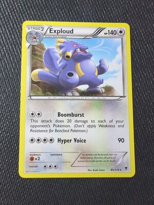 Pokémon TCG Exploud Phantom Forces 85/119 Regular Rare | eBay