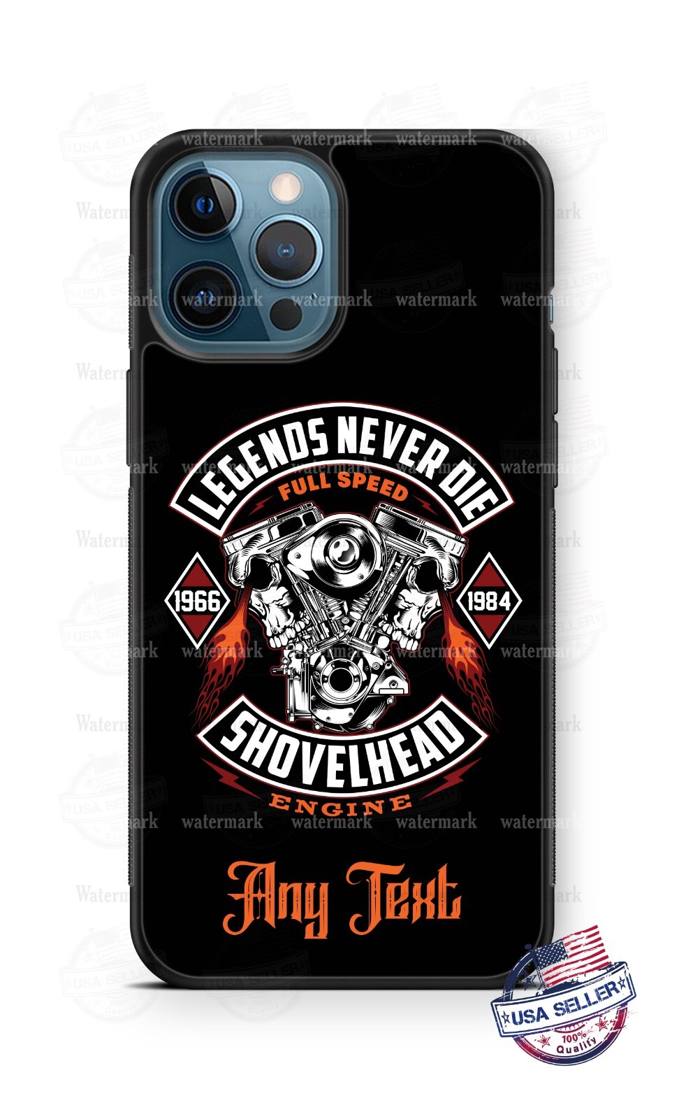 Motorcycle Legend Never Die Shovelhead Engine Phone Case For iPhone ...