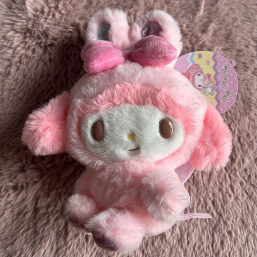 Sanrio My Melody Easter Rabbit Costume Plush Keychain Stuffed Toy New ...