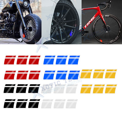 Multi-function Reflective Hash Stripe Sticker Tape For 18-21 Inch Wheel ...