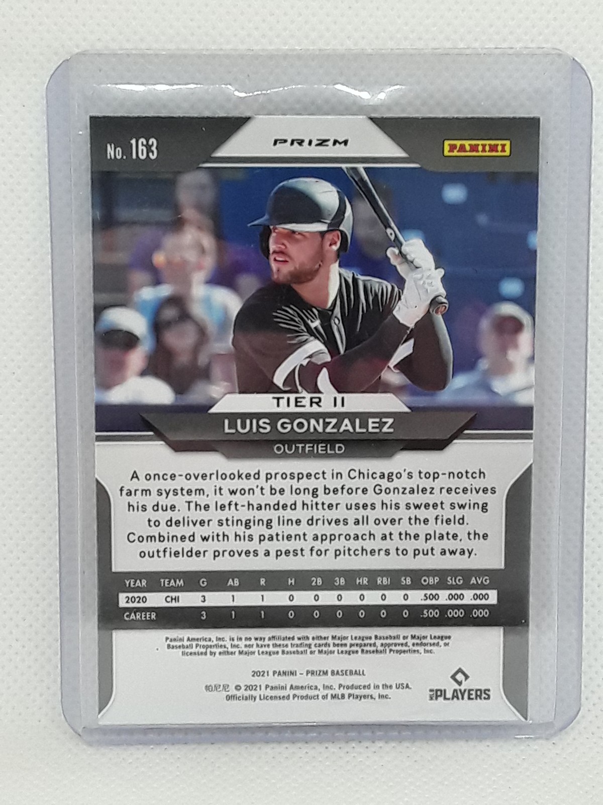 Luis Gonzalez 2021 Prizm Baseball - Cosmic Haze RC #163 - Chicago White Sox | eBay