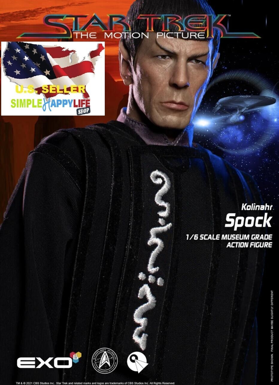 1/6 TMP Kolinahr Spock Figure Star Trek The Motion Picture EXO-6 Brand ...