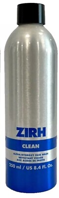 ZIRH Clean Alpha Hydroxy Face Wash 8.4 oz 884854073522 | eBay