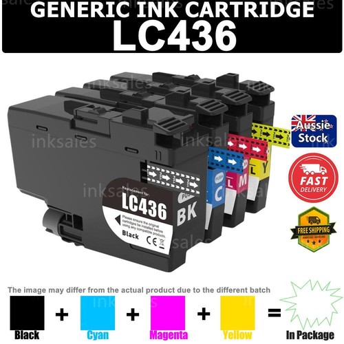 Generic LC436 LC-436 Ink For Brother MFC J4340DW J4440DW J4540DW ...