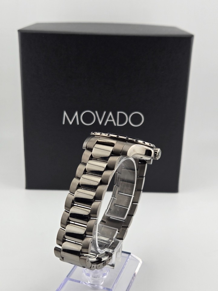 Movado Series 800 Men's Blue Dial Stainless Steel Watch - 2600159 ...
