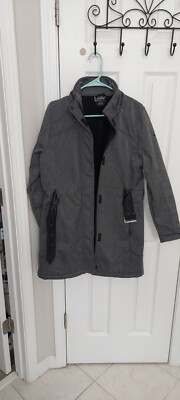 CB Jacket Coat Womens Grey Full Zip Size XL (RUN SMALL) | eBay