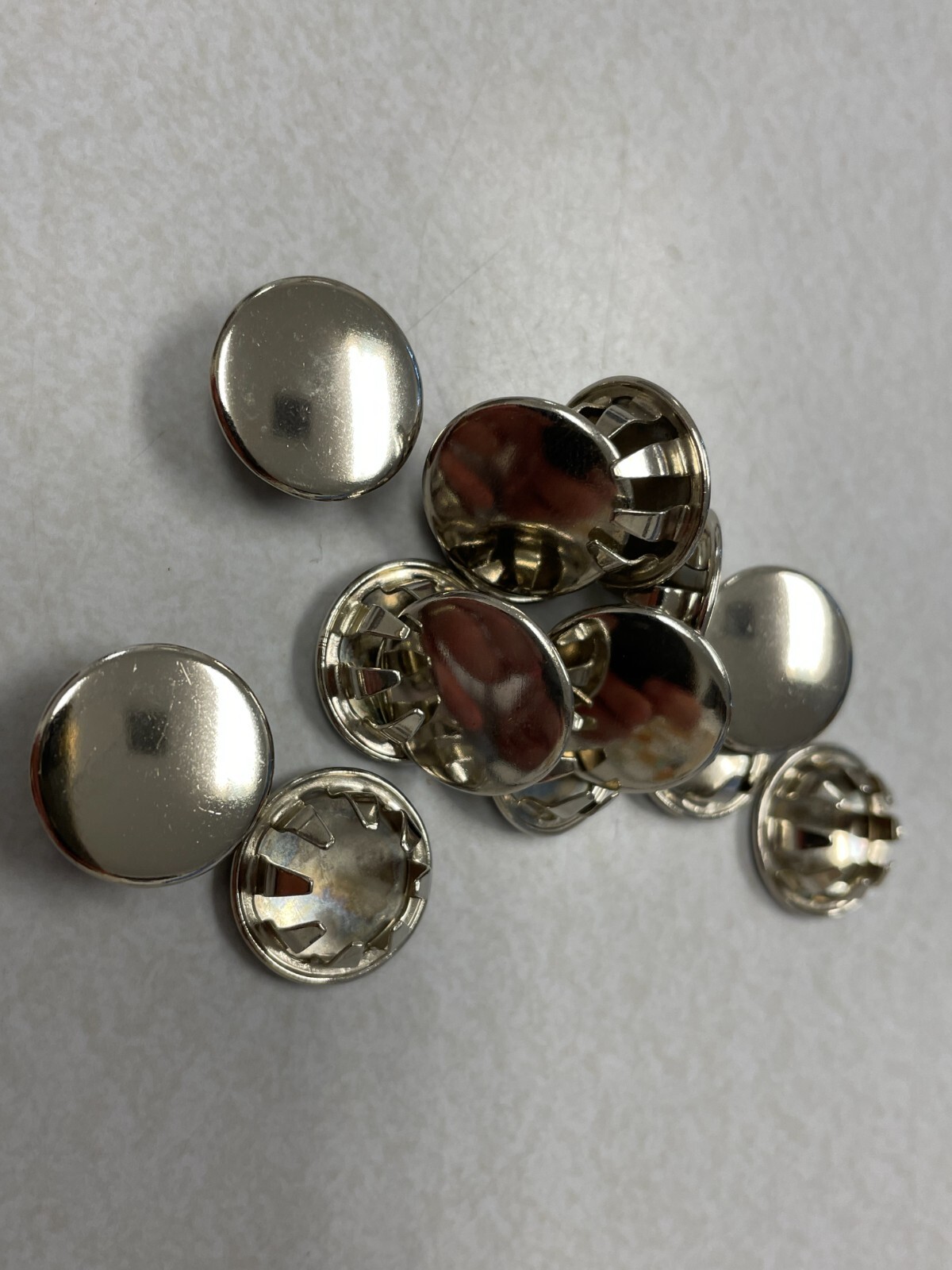 10pcs 5/8" 16mm Steel Zinc Plated Chrome Hole Plug Cap Cover FS | eBay