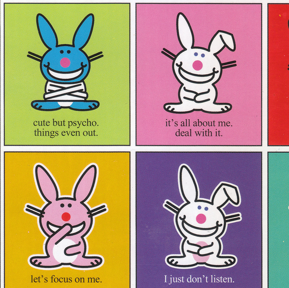 Jim Benton's it's happy bunny 300 pieces collectors poster puzzle ...