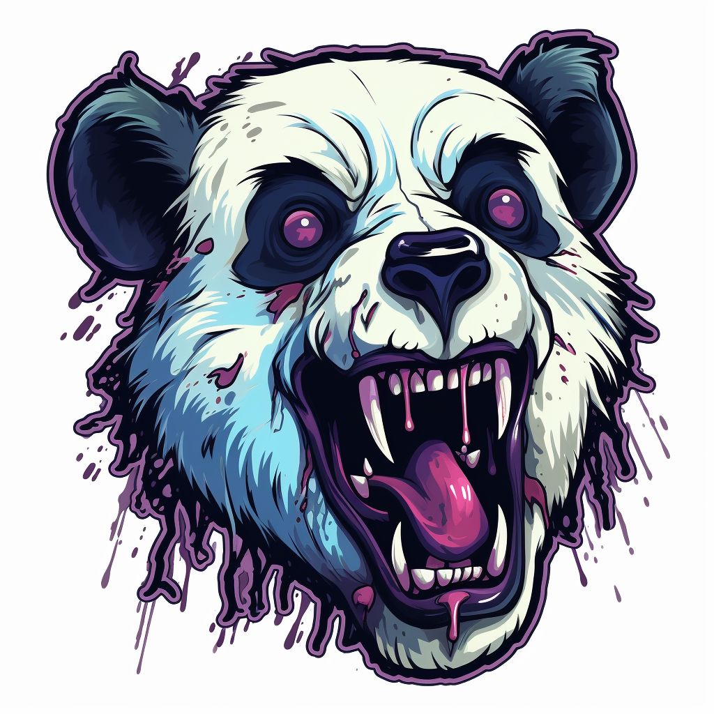 Autoaufkleber Sticker Horror Panda Aufkleber | eBay.de