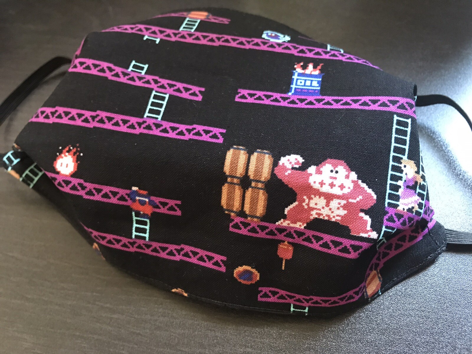 NINTENDO DONKEY KONG HANDMADE TRIPLE LAYERS COTTON/POLYESTER MASK ...