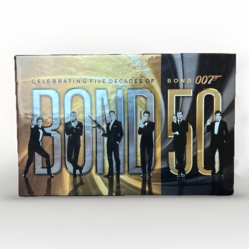 James Bond Collection 50th Anniversary Blu-Ray Box Complete Excellent ...