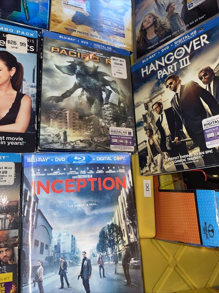 Lot Of 17 Blu Ray DVD Combo Packs All With Slip Covers Action Comedy ...