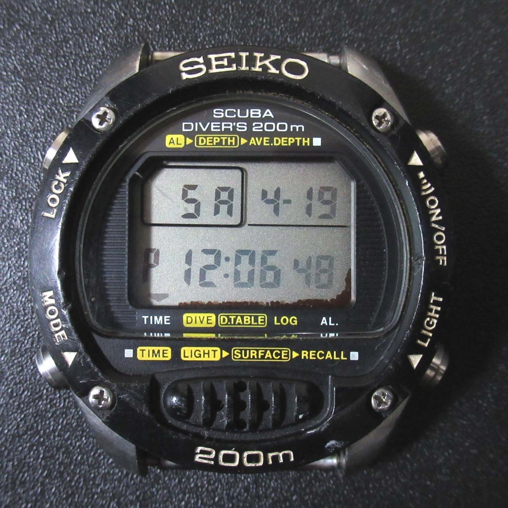 Seiko Scuba Master 200M Digital Quartz Men’s Watch Fa… - Gem