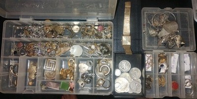 Scrap Gold Silver 10k 14k Silver And Unmarked Plus Bonus Box | eBay