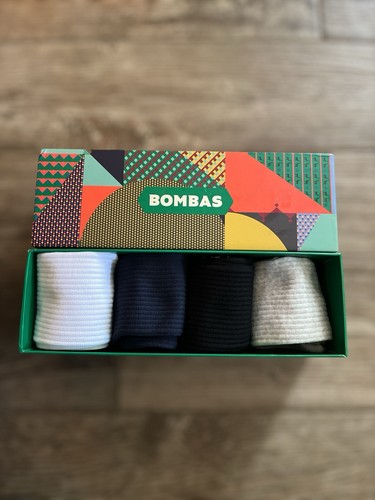 BOMBAS Socks Gift box 4 Pack Crew Calf Socks Large NEW | eBay