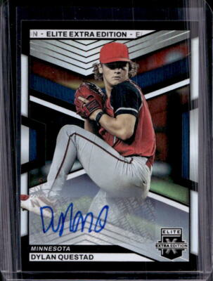 2023 Panini Elite Extra Edition Dylan Questad Signatures Auto Autograph ...