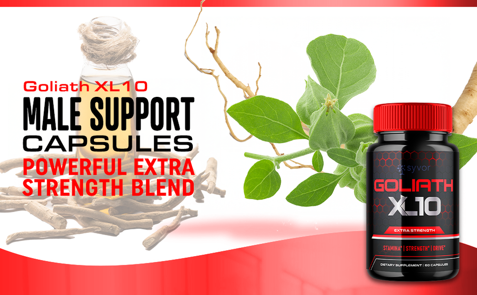 Goliath XL10 Pills For Men Advanced Vitality Support Supplement 120 ...