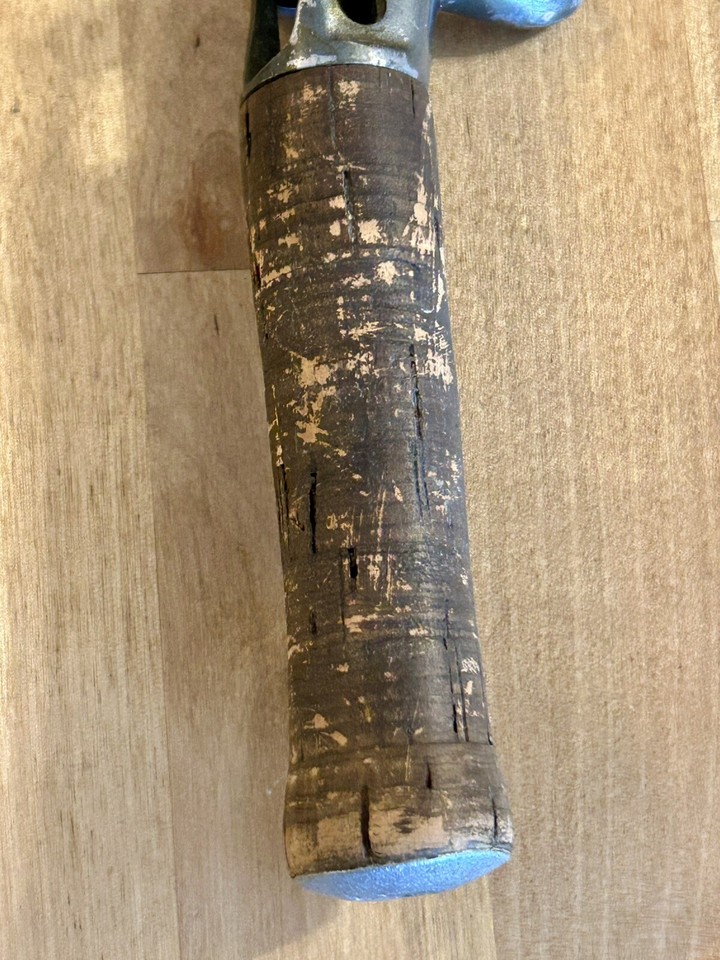 VTG TRUE TEMPER Fishing Rod Steel RAIDER w/ SPEED LOCK Cork Handle ...