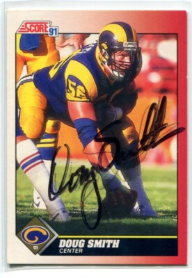 DOUG SMITH Signed 1991 Score Football Authentic AUTOGRAPH #156 | eBay
