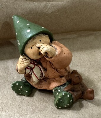 Gnomy's Friends Dreaming mini figurine by Annekabouke in gnomes fairy ...