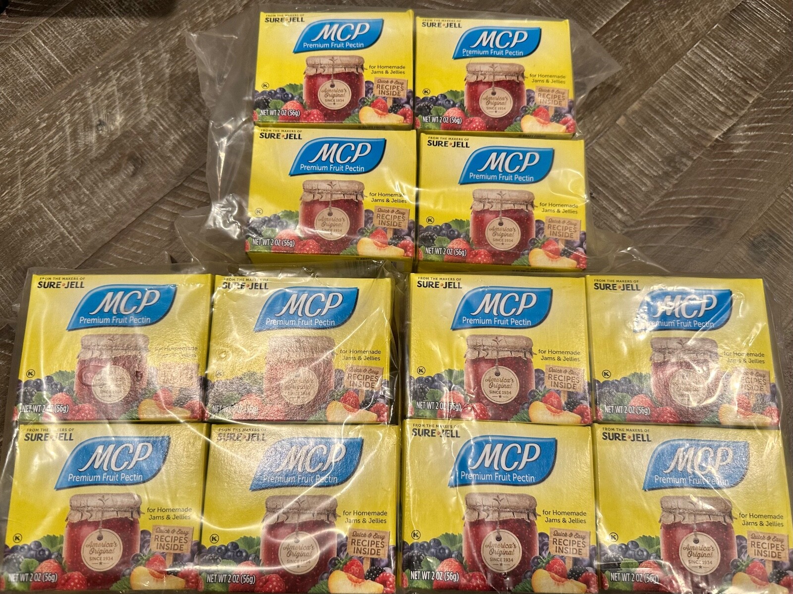 Sure Jell 100 Natural MCP Premium Fruit Pectin for Jams&jellies Boxes ...