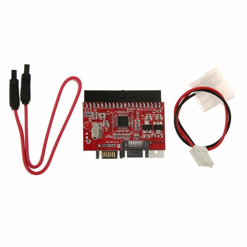 IDE 100/133 HDD CD DVD TO SATA Converter Adapter, SATA CABLE AND POWER ...