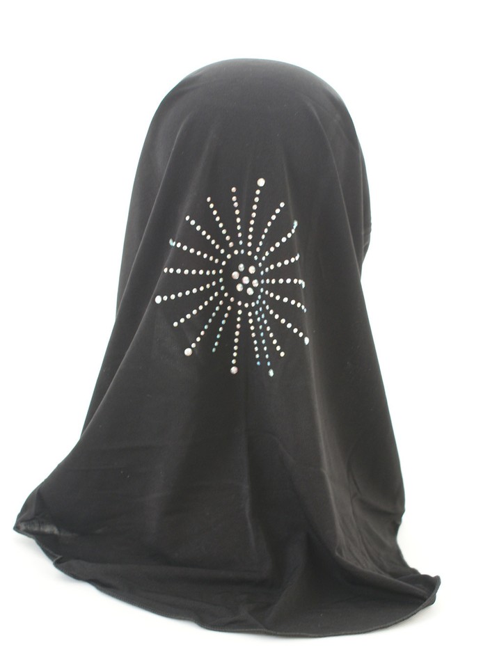 2-6Y Muslim Kids Girls All Cover Hijab Scarf Islamic Ramadan Headwear ...