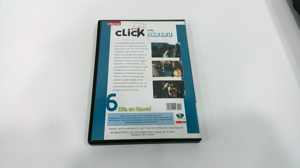 The Click Manara Quote IN Hawaii DVD Robert Donovan John La Zar Harvey ...