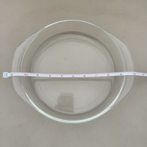 Vintage PYREX 221 Round Clear Glass Baking Pie/Quiche/Cake Pan Dish ...