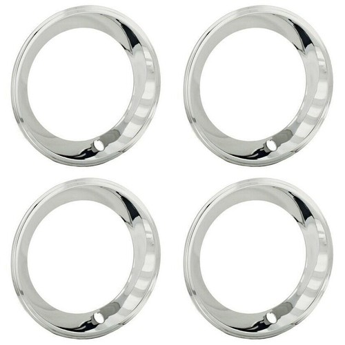 14" Eagle Chrome Stainless Steel Trim Rings With Stepped Edge TR4483 ...