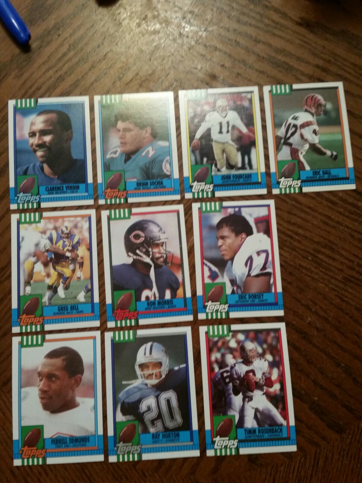 1990 Topps NFL Football DISCLAIMER BACK lot of 67 | eBay