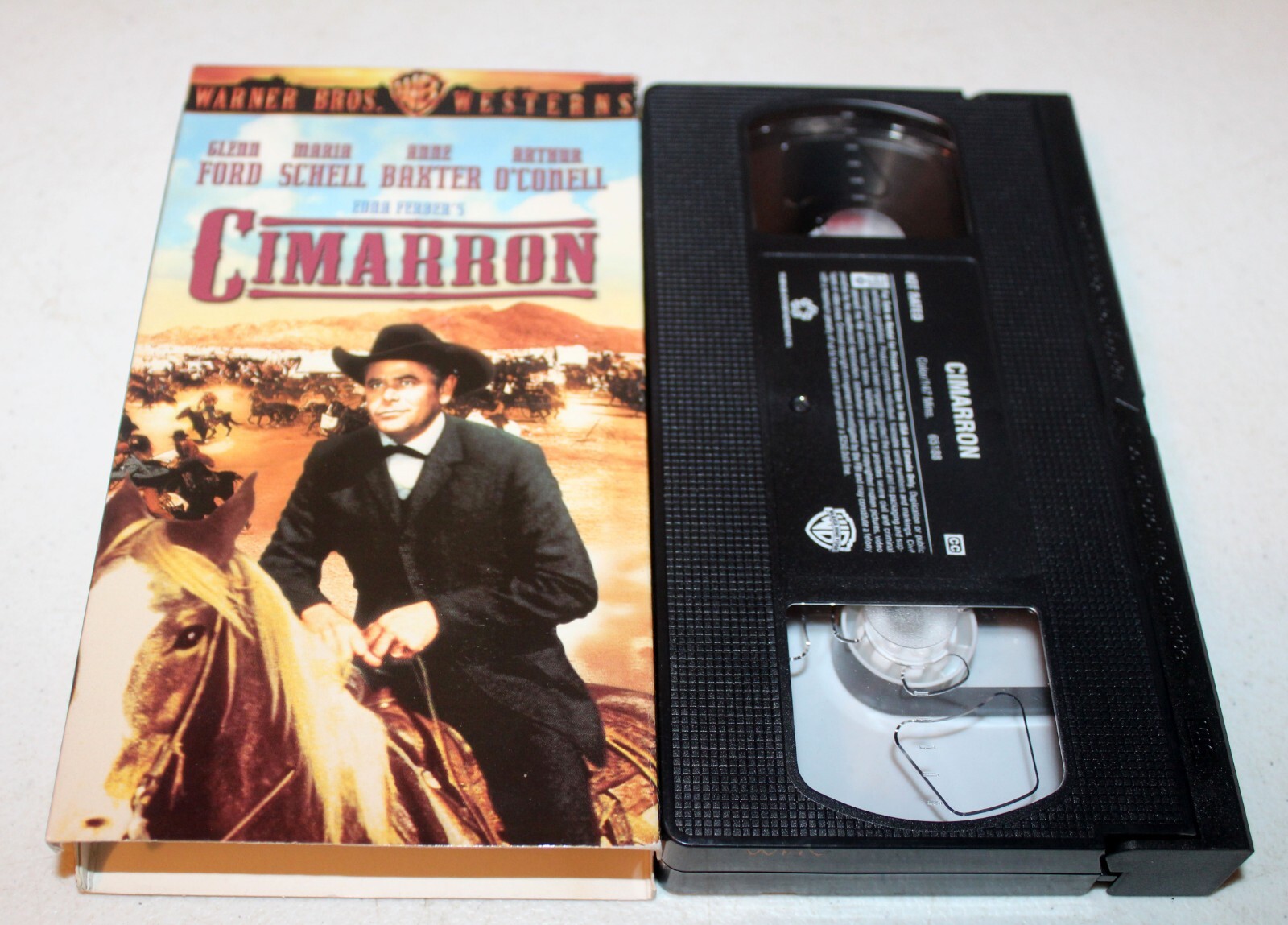 Cimarron (VHS 1960) Glenn Ford, Schell, Warner Bros. Western - Very Good 12569518834| eBay