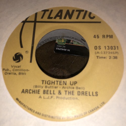 Archie Bell and the Drells - Tighten Up - Atlantic (45RPM 7”Single) | eBay