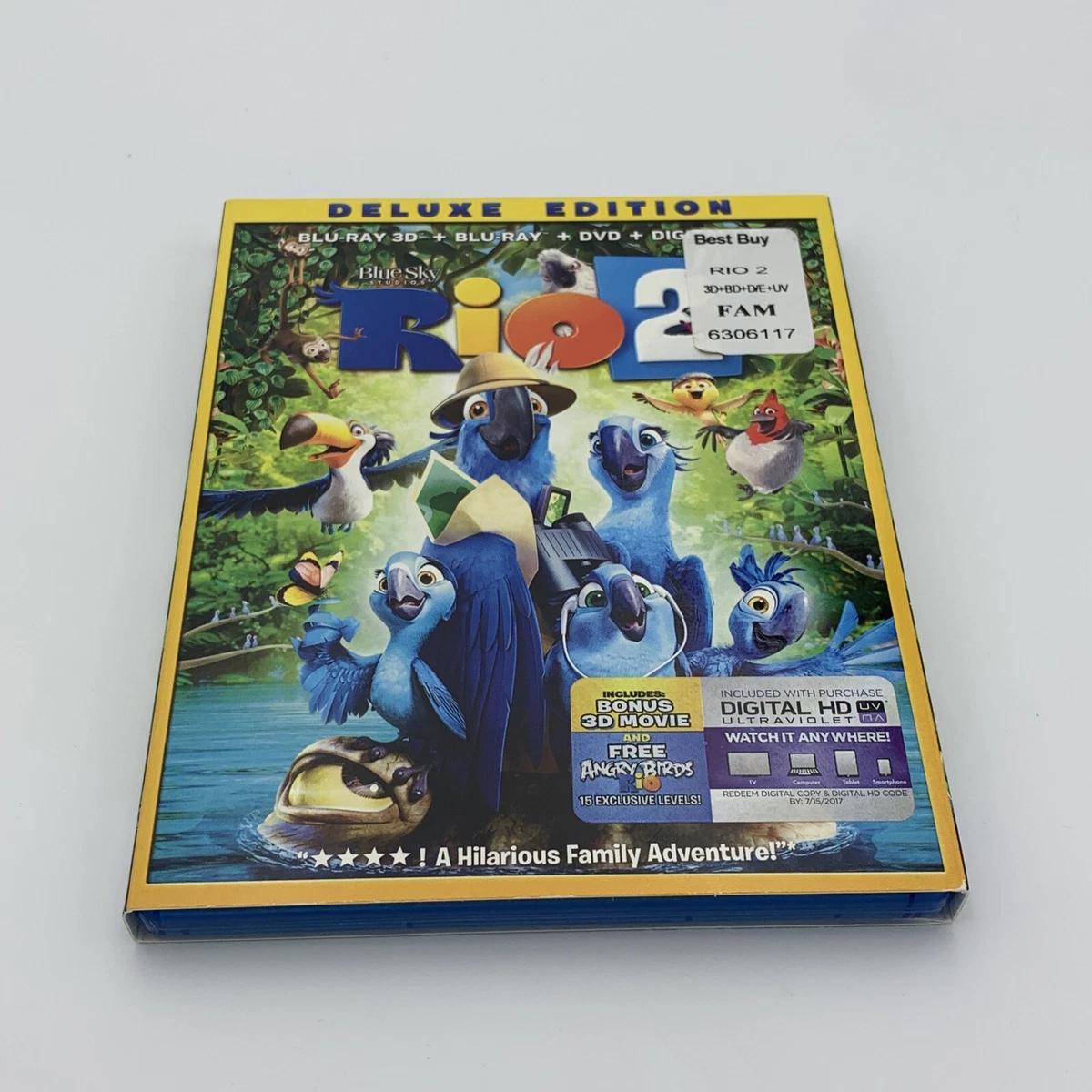 Rio 2 Blu Ray 3d