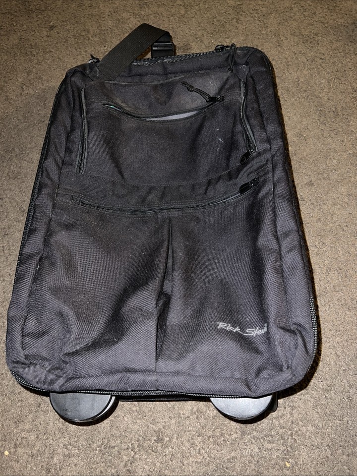 Rick Steves Rolling Carry-On Suitcase, Black, wheels and telescoping ...