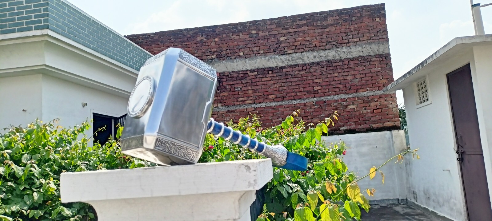 Thor Hammer Mjolnir Full Metal Hammer Full Size Marvel Avengers Replica ...