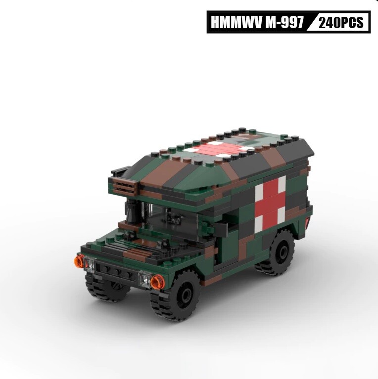 US Army HMMWV M997A2 Ambulance Humvee armored car APC Jeep USA moc ...