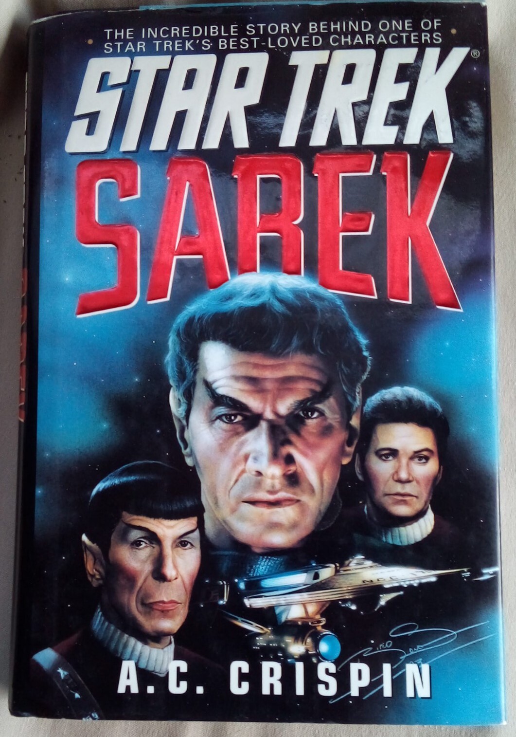 SAREK by A. C. Crispin. FIRST EDITION, Pocket Books Hardcover, Jacket ...