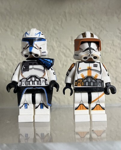Lego Decaled Captain Rex And Commander Cody (realistic)p2 | eBay