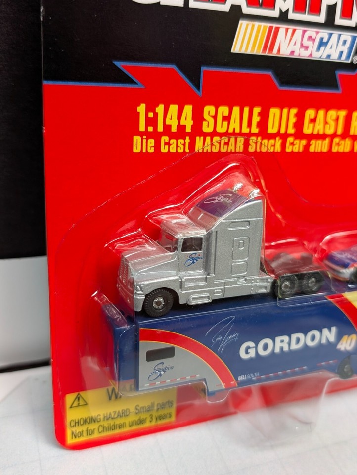 1:144 #40 ROBBY GORDON TEAM SABCO RACING CHAMPIONS TRANSPORTER HAULER ...