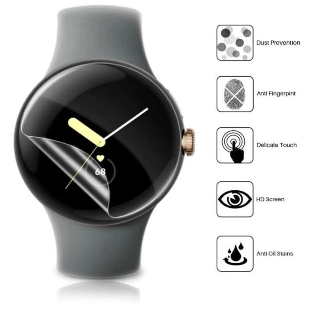 Full Screen Protector Smartwatch Cover Protective Films For Google ...