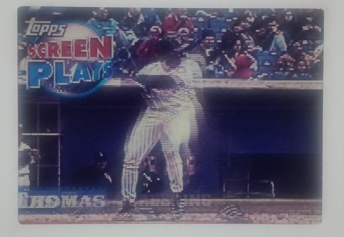 1997 Topps Screen Plays Private Screening Frank Thomas Promo Card | eBay