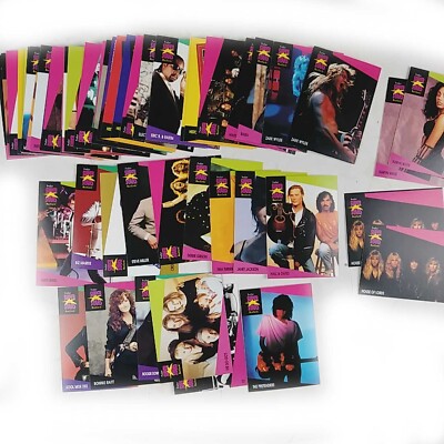 50 ProSet Super Stars MusiCards Janet Jackson Pretenders Go-Gos Debbie ...