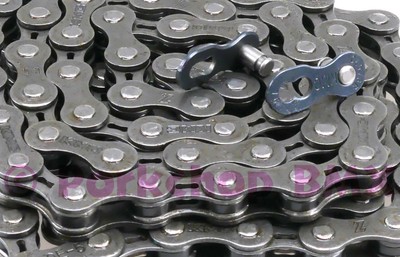 KMC Z6 (formerly Z33) 5/6 speed bicycle chain 1/2" X 3/32" 116L GRAY | eBay