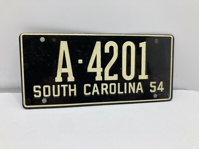 South Carolina Wheaties Cereal Box 1954 Vintage Mini License Plate | eBay